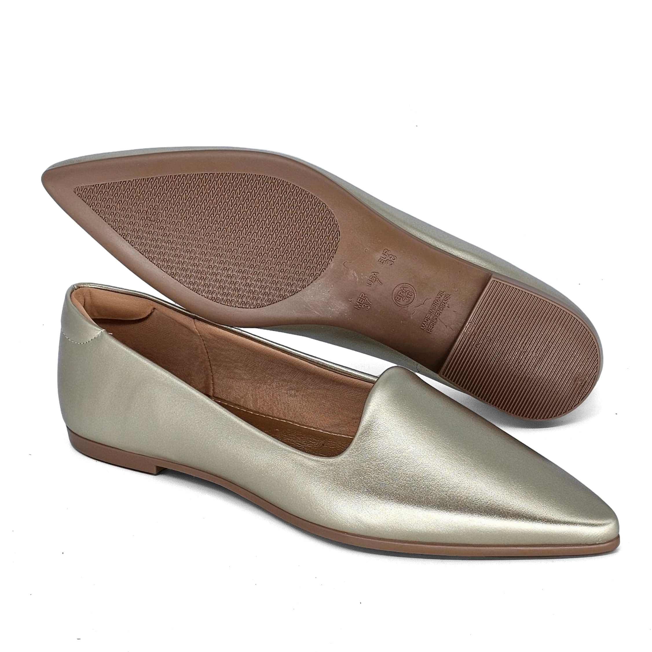 Sapatilha Lena Ouro Light - LNA1600 - Perlatto